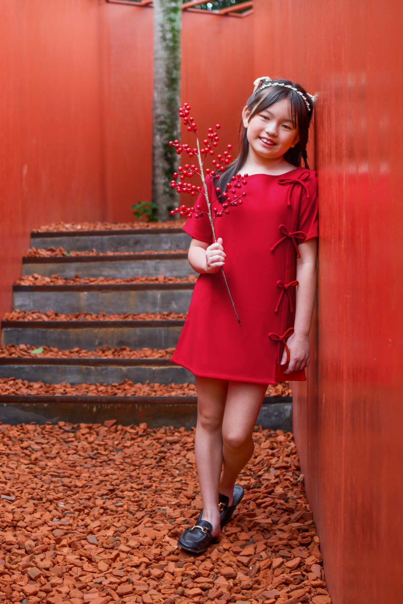 FEN DRESS RED – LOOKBOUTIQUESTORE