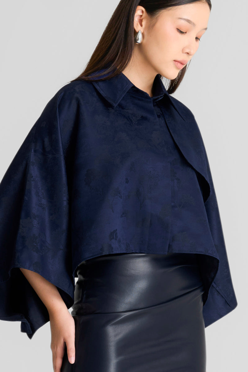 EROS CAPE NAVY – LOOKBOUTIQUESTORE