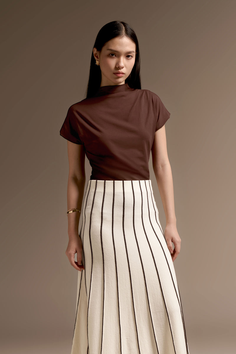 LUCIA TOP DARK CHOCO – LOOKBOUTIQUESTORE