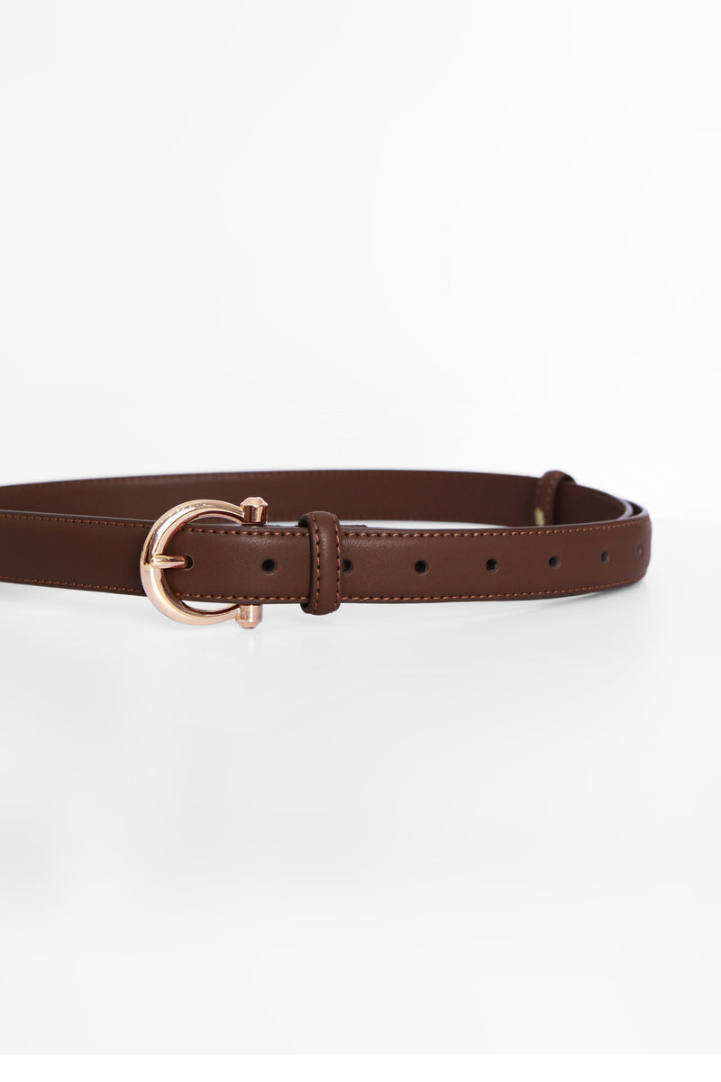 CLOVER BELT DARK CHOCO – LOOKBOUTIQUESTORE